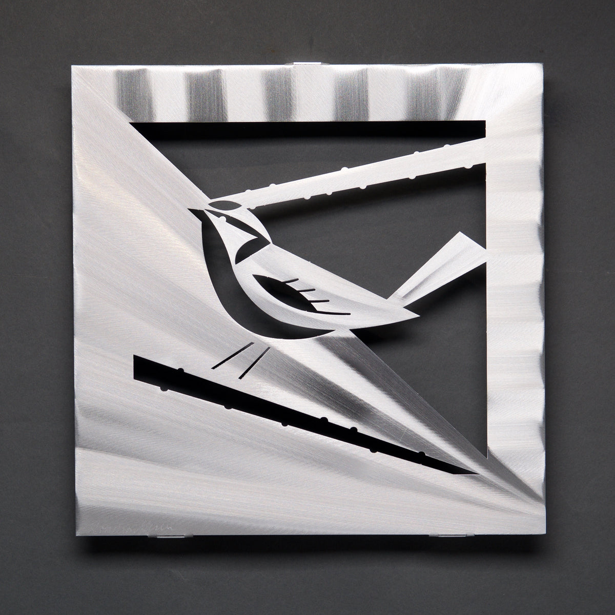 Charley Bird panel 18 inch – Sondra Gerber - Metal Petal Art